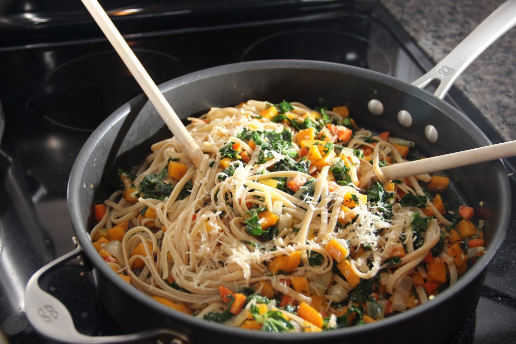 Winter Vegetable Pasta with White Wine and Parmesan - Jen Elizabeth's ...