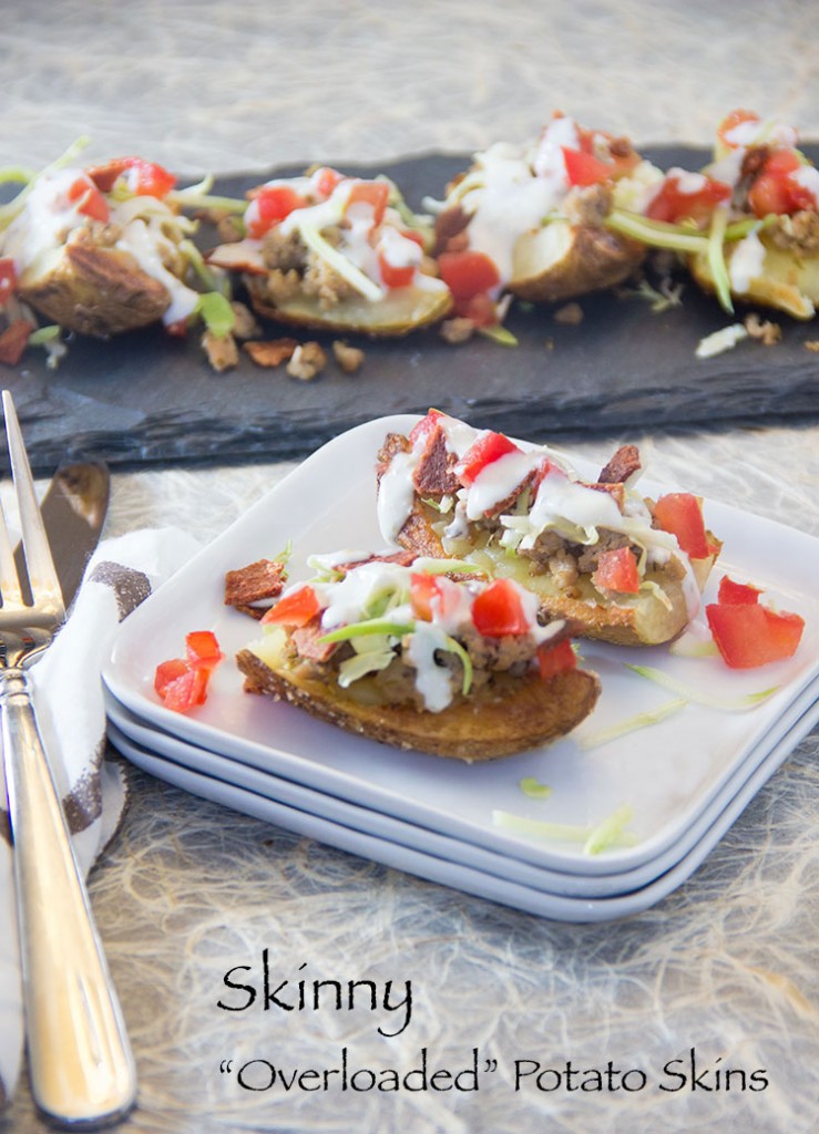 Skinny "Overloaded" Potato Skins - Jen Elizabeth's Journals