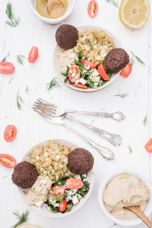 Easy 30-Minute Falafel Rice Bowls - Jen Elizabeth's Journals